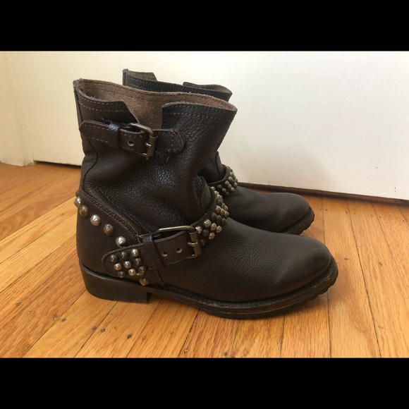 Ash | Shoes | Ash Vicious Studded Motobiker Boots 75 | Poshmark